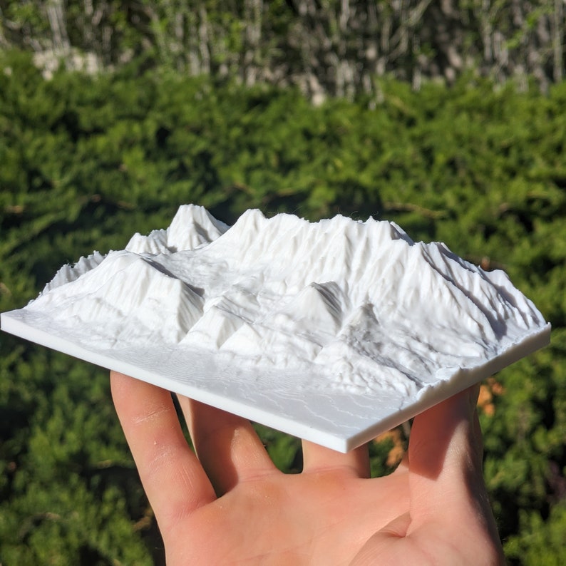 Mt. Timpanogos Miniature Mountain Model - Etsy