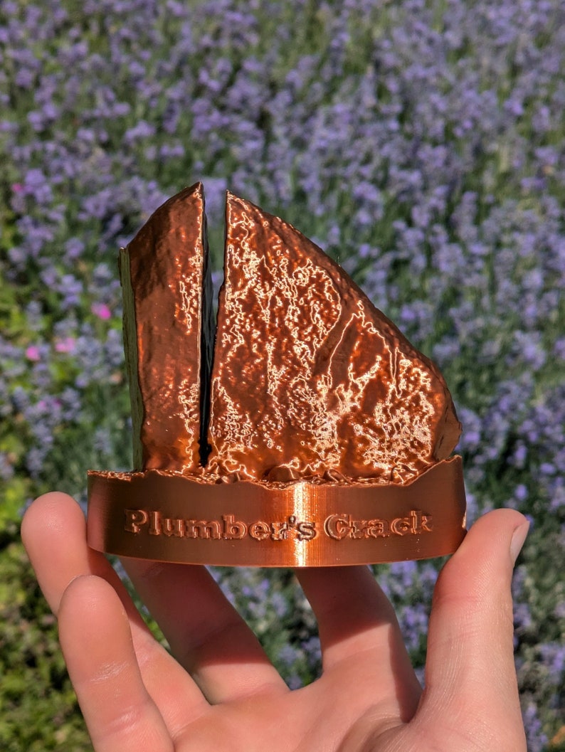 Plumber's Crack Boulder 3D Print - Etsy