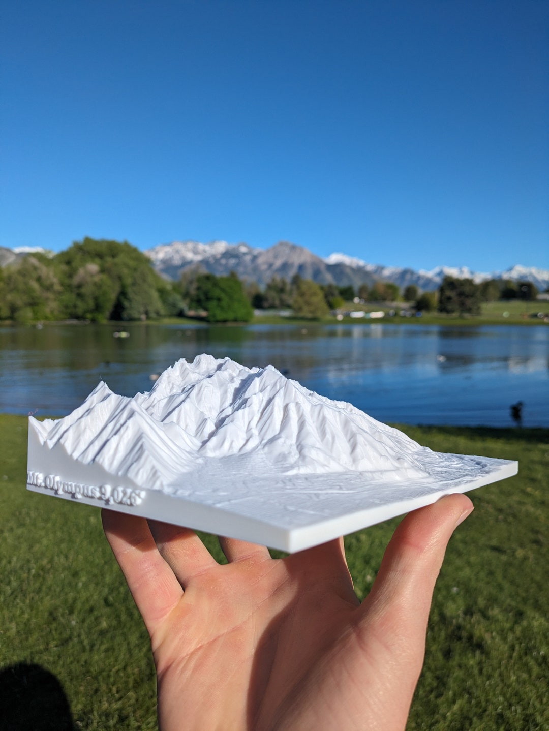 Mt. Olympus Miniature Mountain Model - Etsy