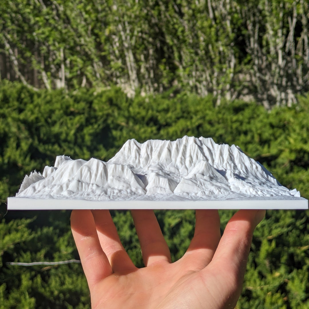 Mt. Timpanogos Miniature Mountain Model - Etsy