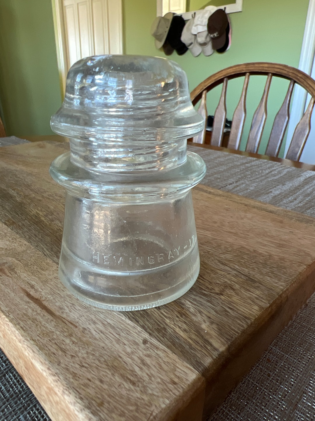 Glass Power Insulator Gift for Collectors Hemingray 17 Glass Insulator ...