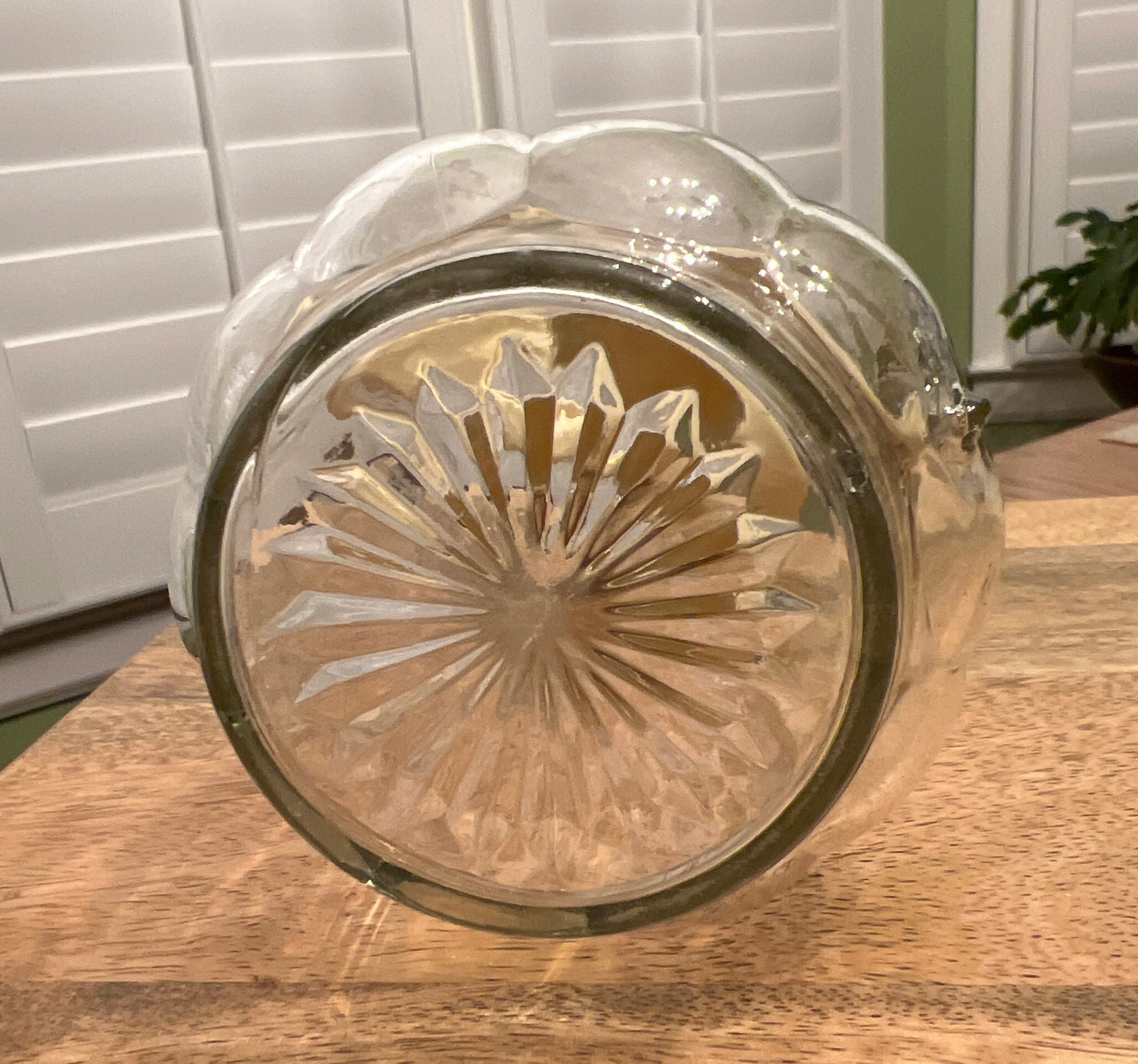 Pancake Syrup Dispenser Restaurant Style Pitcher With Clear Ribbed ...