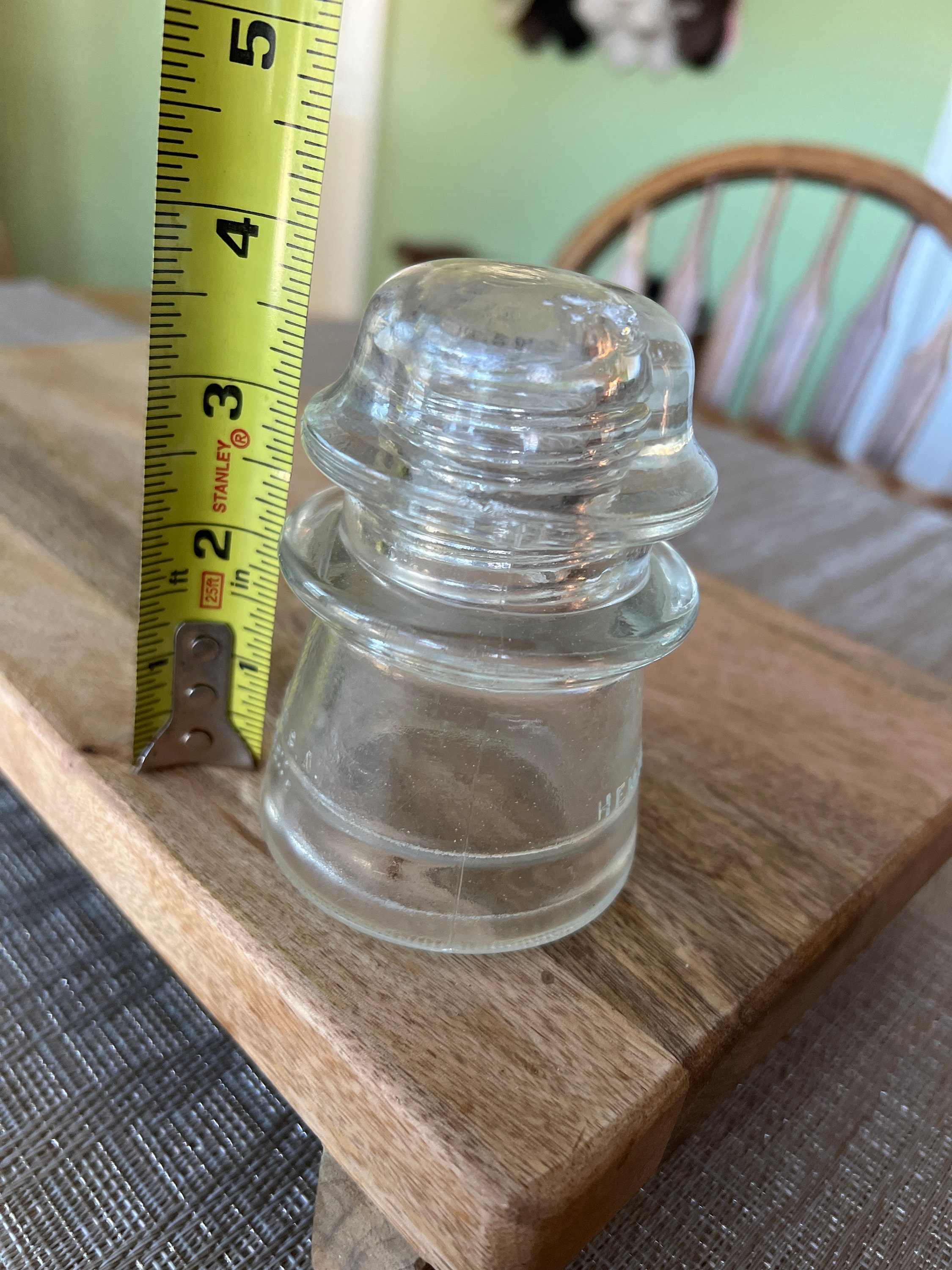 Glass Power Insulator Gift for Collectors Hemingray 17 Glass Insulator ...