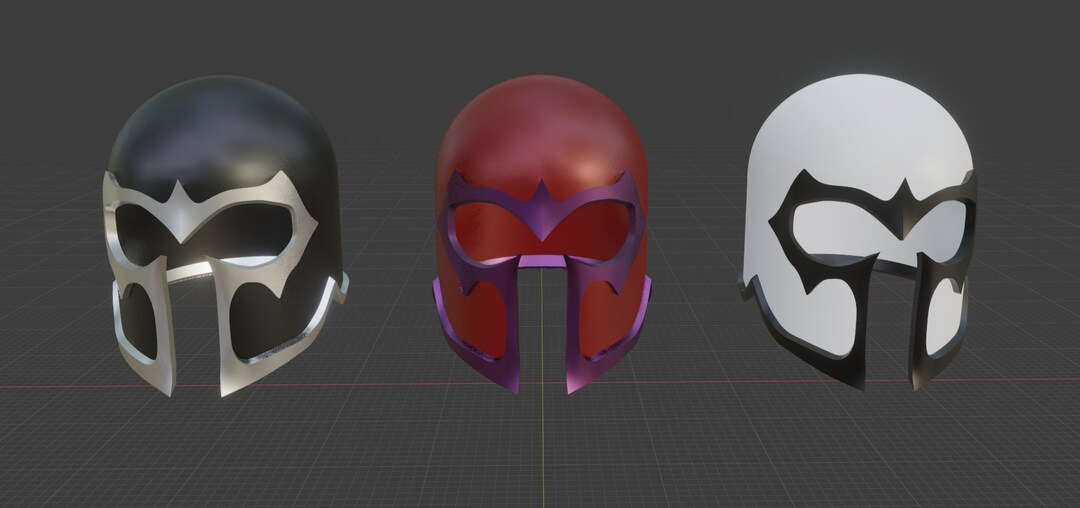 Magneto Helmet STL File - Etsy