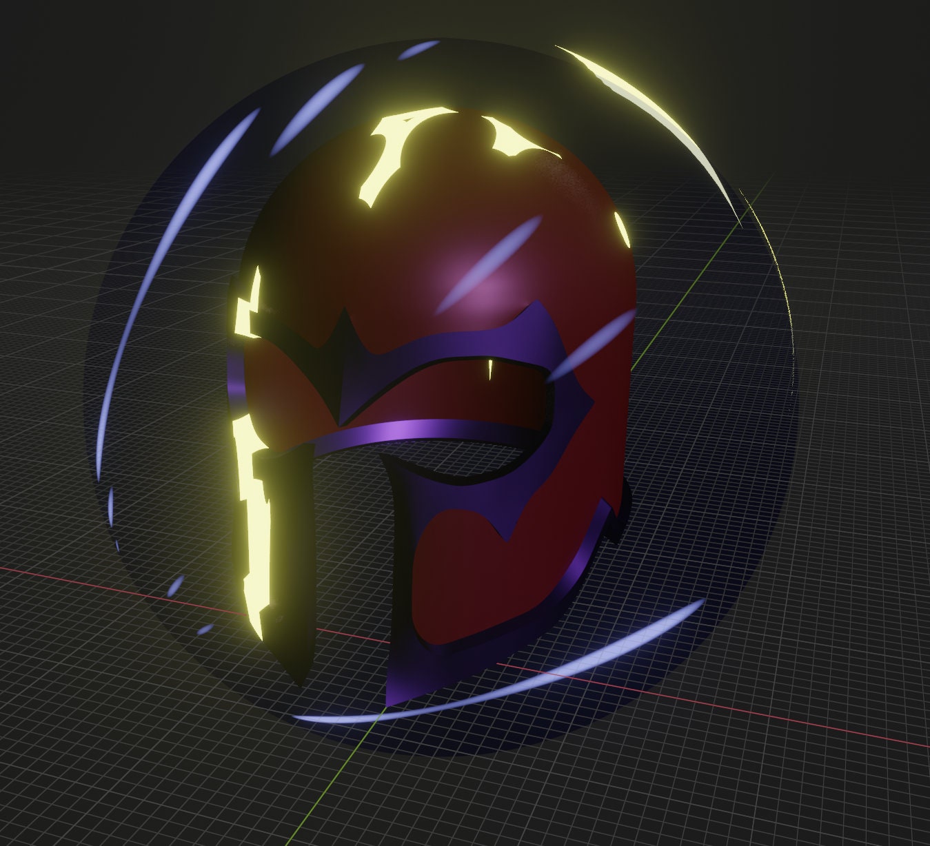 Magneto Helmet STL File - Etsy