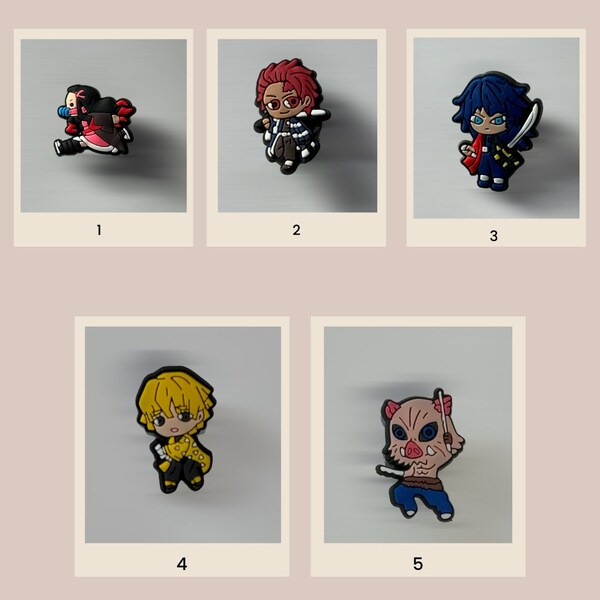 Demon Slayer Croc Charms - Etsy