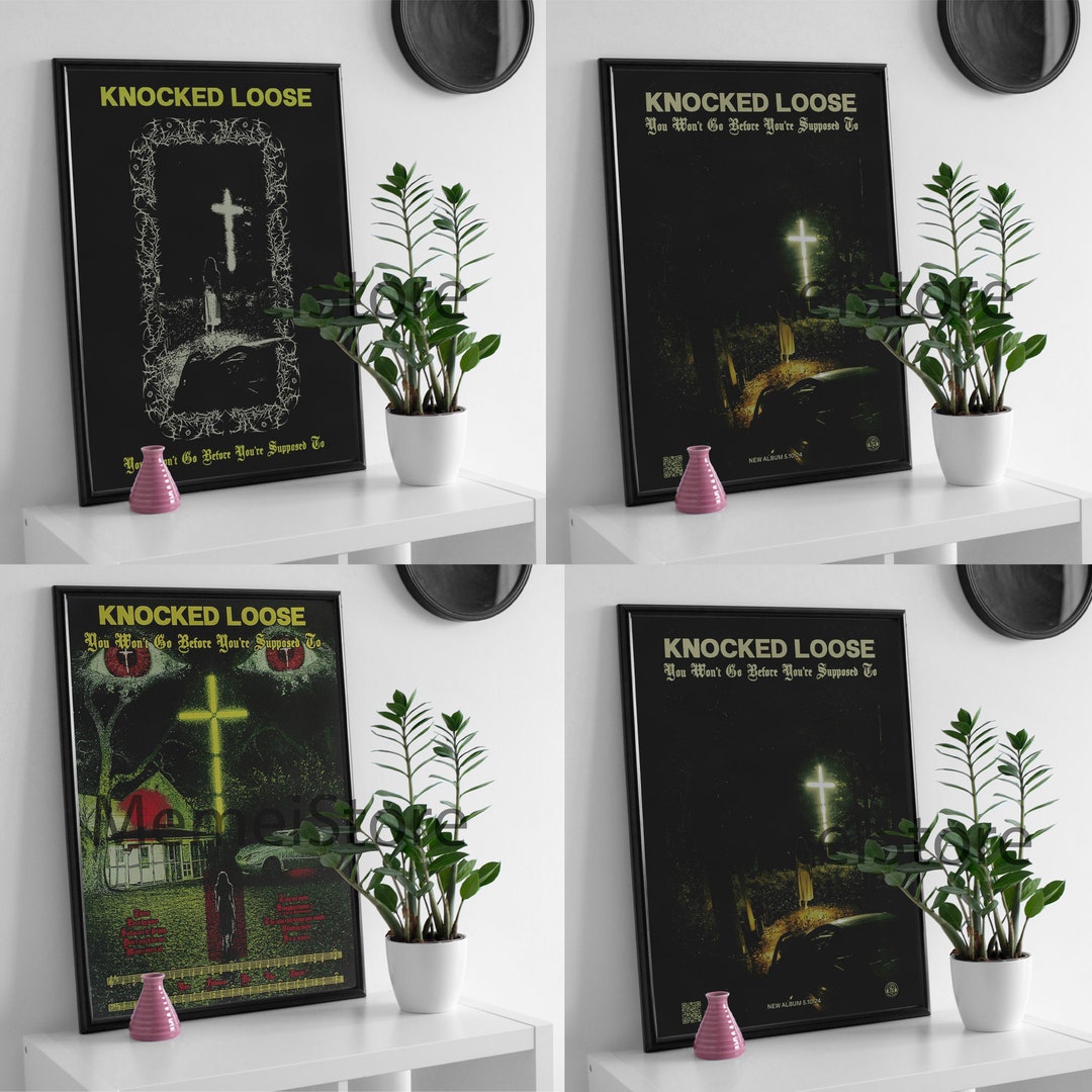 Knocked Loose Poster, Knocked Loose Wall Art, Knocked Loose Wall Decore ...