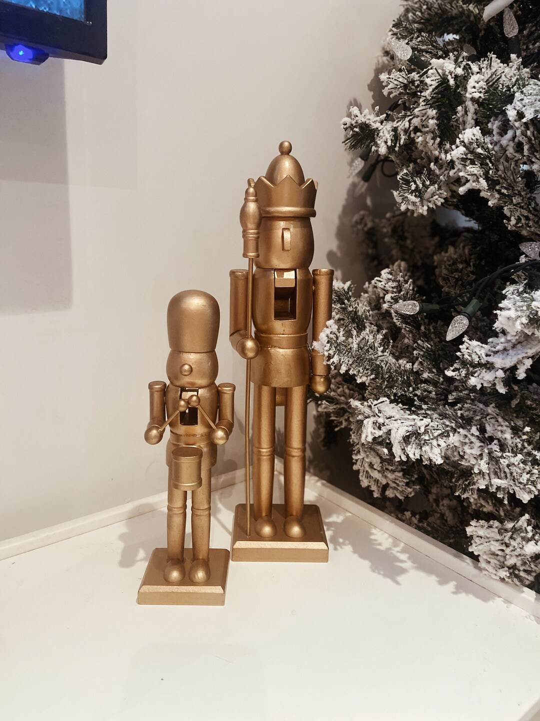Wooden Christmas Nutcracker Nutcracker Figurine Set of Two - Etsy