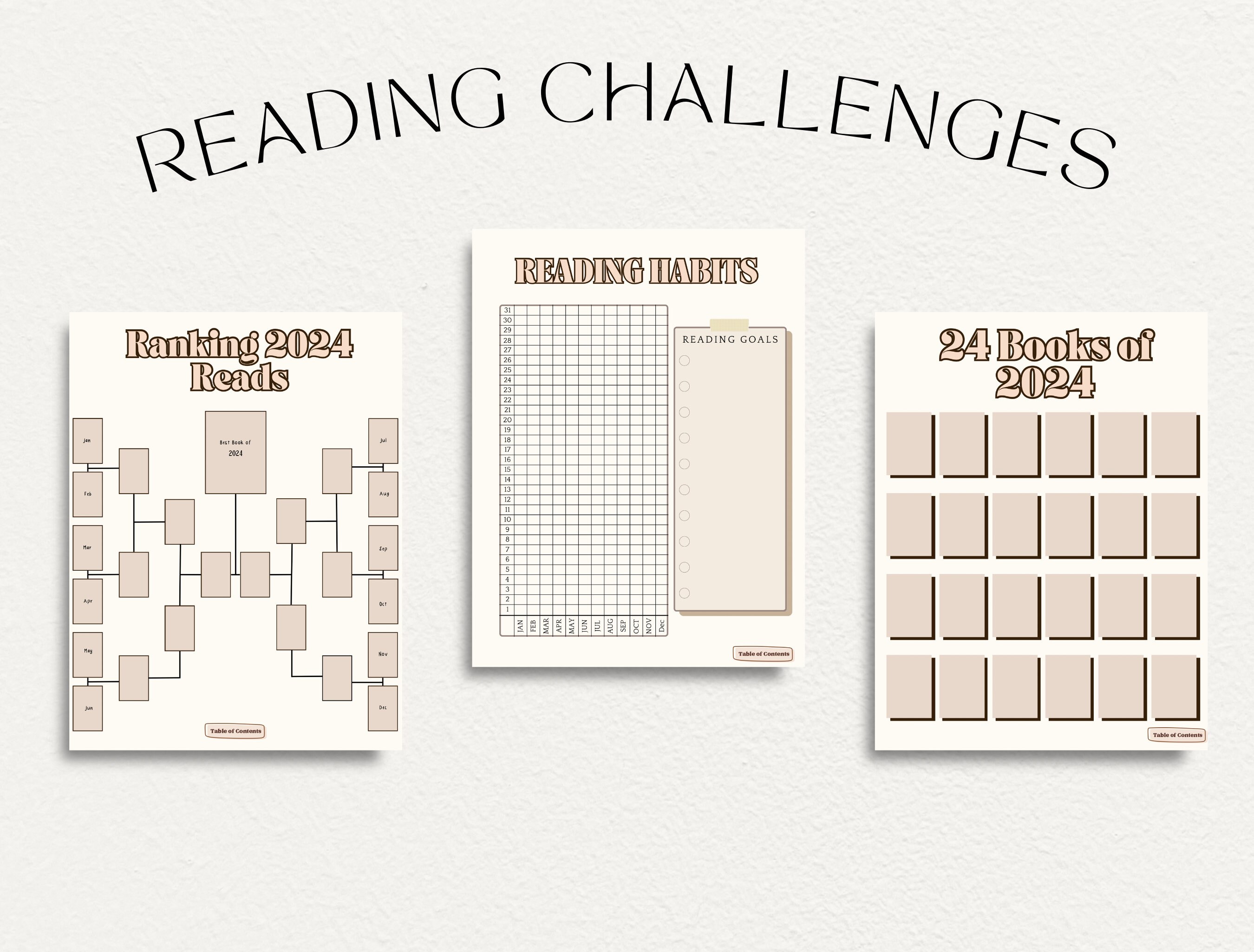 Digital Reading Journal, Goodnotes Journal, Book Review, Digital ...