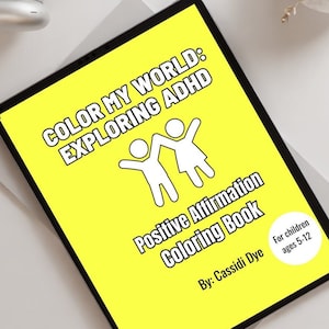 18 Printable Kids Coloring Pages ADHD Coloring Book for Children ...