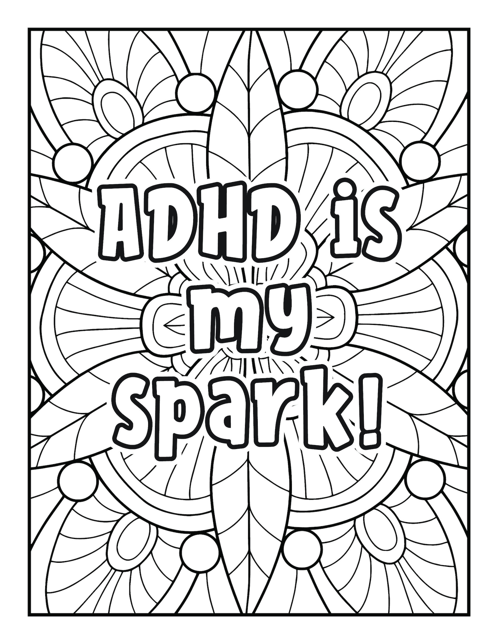 10 Coloring Pages for Children Coloring Book for Kids ADHD Coloring ...