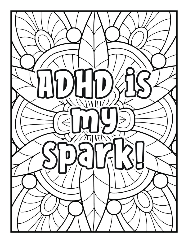 10 Coloring Pages for Children Coloring Book for Kids ADHD Coloring ...