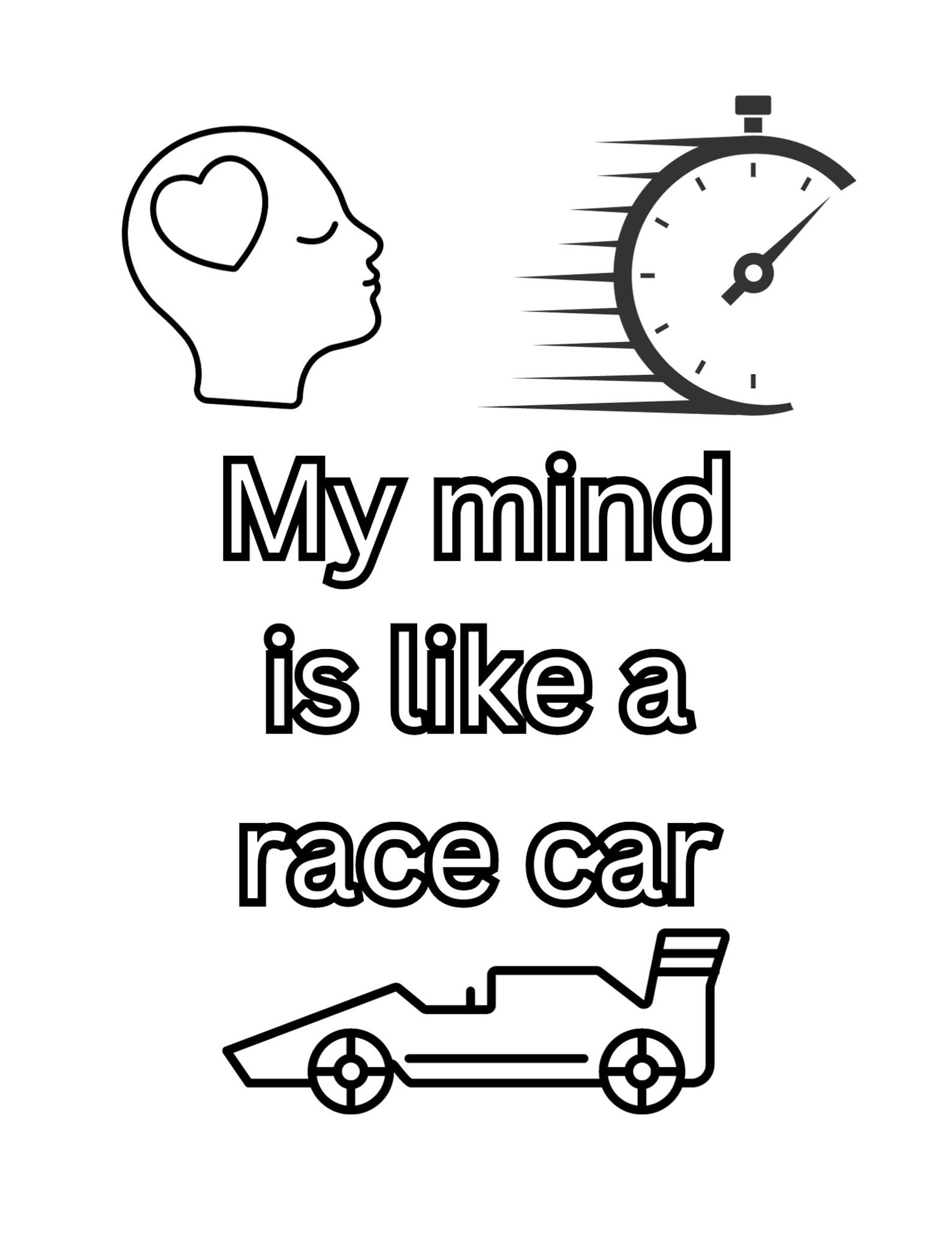 18 Printable Kids Coloring Pages ADHD Coloring Book for Children ...