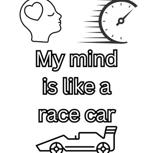 18 Printable Kids Coloring Pages ADHD Coloring Book for Children ...