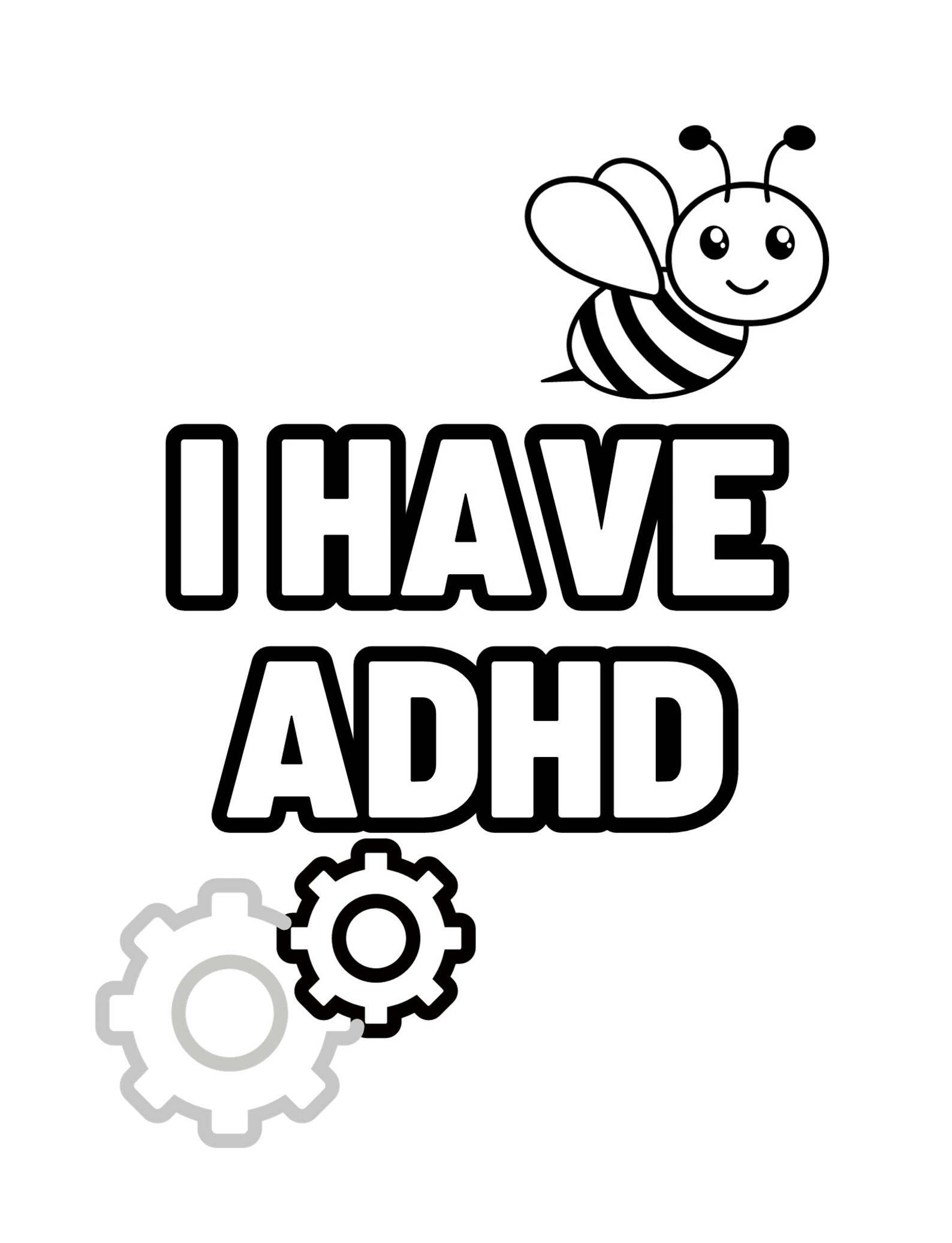 18 Printable Kids Coloring Pages ADHD Coloring Book for Children ...