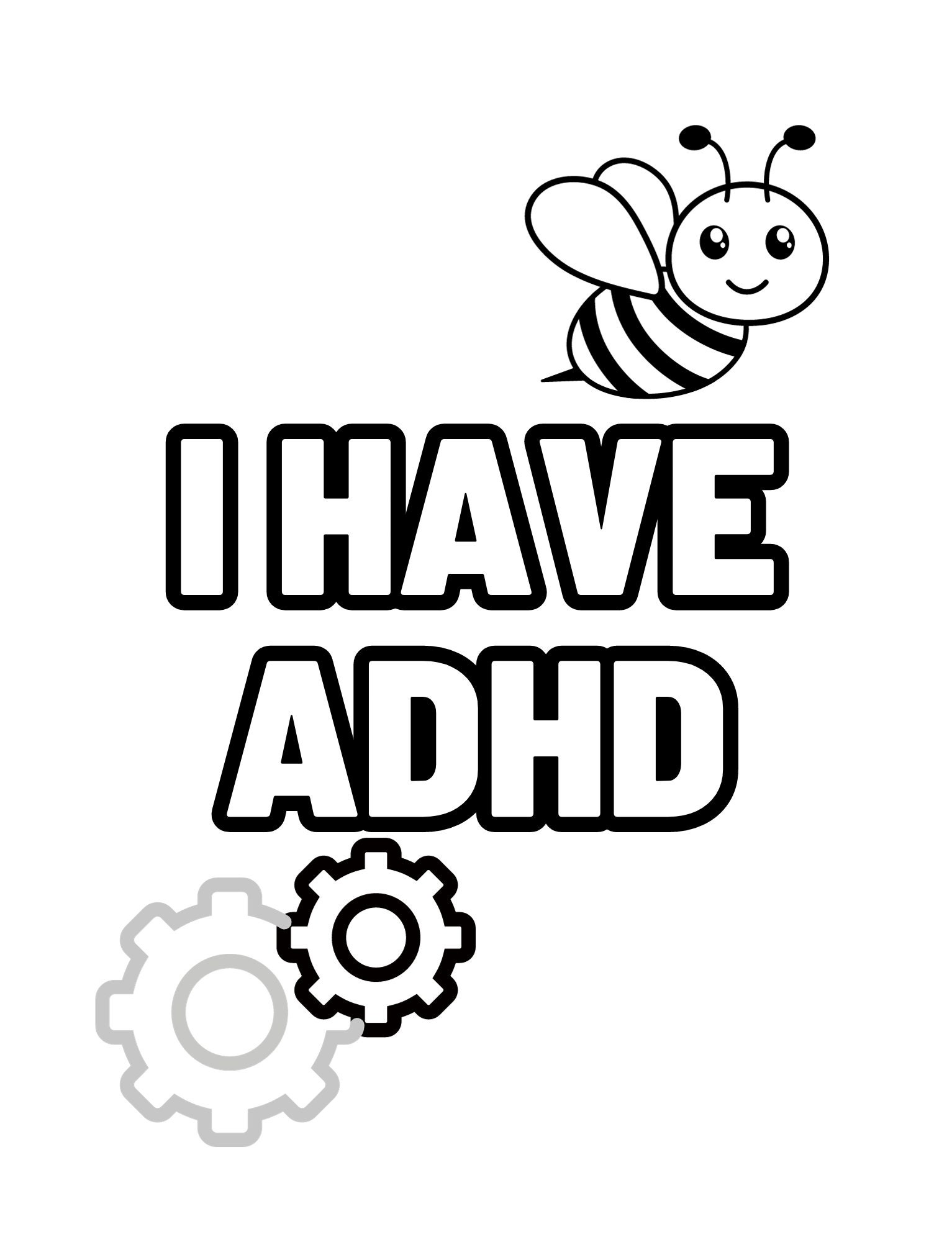 18 Printable Kids Coloring Pages ADHD Coloring Book for Children ...