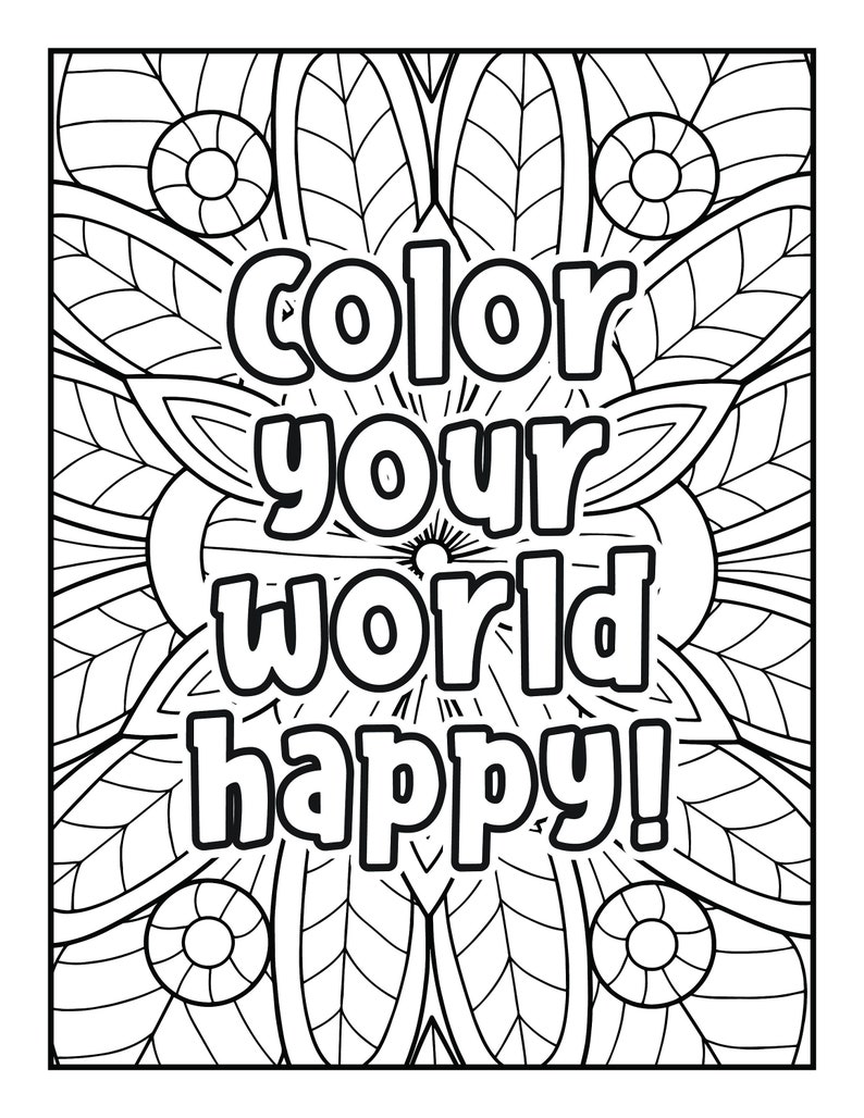 10 Coloring Pages for Children Coloring Book for Kids ADHD Coloring ...