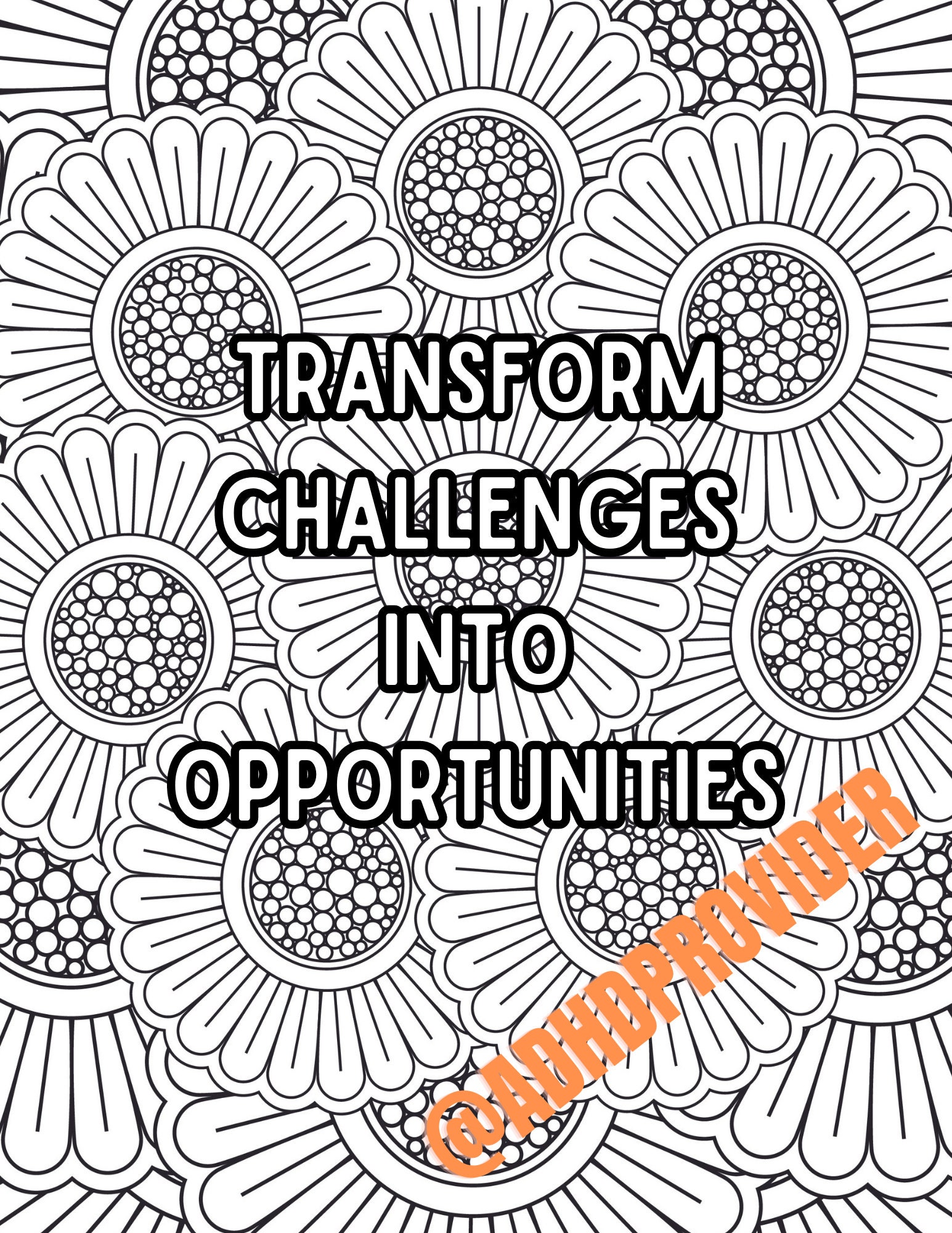 25 Adult Coloring Pages With Positive Affirmations Coloring Book ...