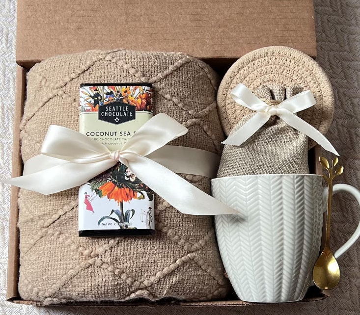 Hug in A Box, Sending A Hug, Comfort Gift Basket, Hygge Gift Box, Cozy ...