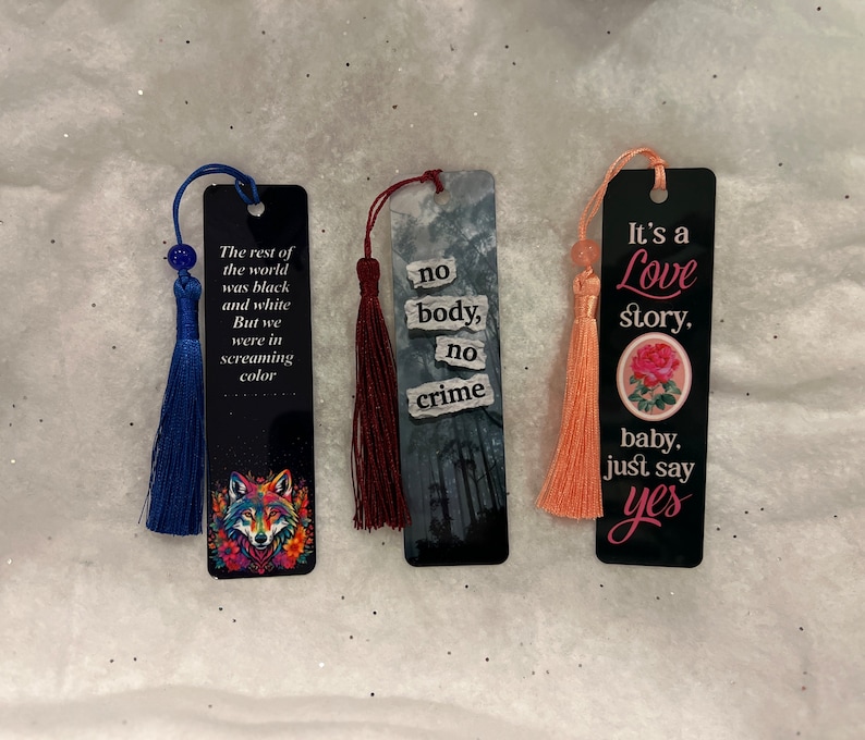 Taylor Swift Inspired Bookmarks - Etsy