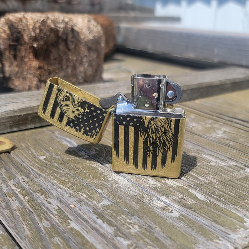 American Flag Eagle Lighter - Etsy