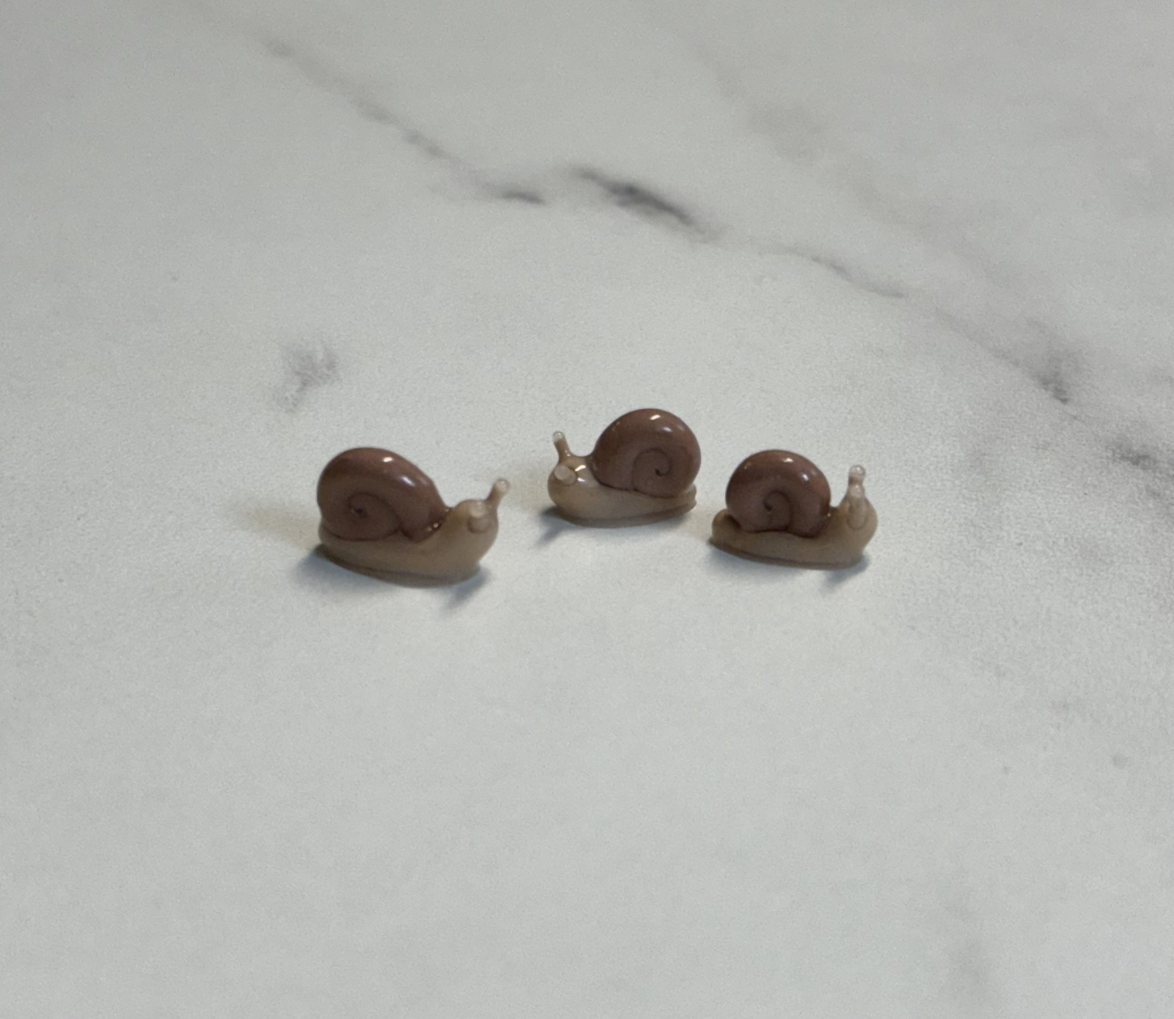 Mini Snail 1:6 Scale Polymer Clay & Resin - Etsy