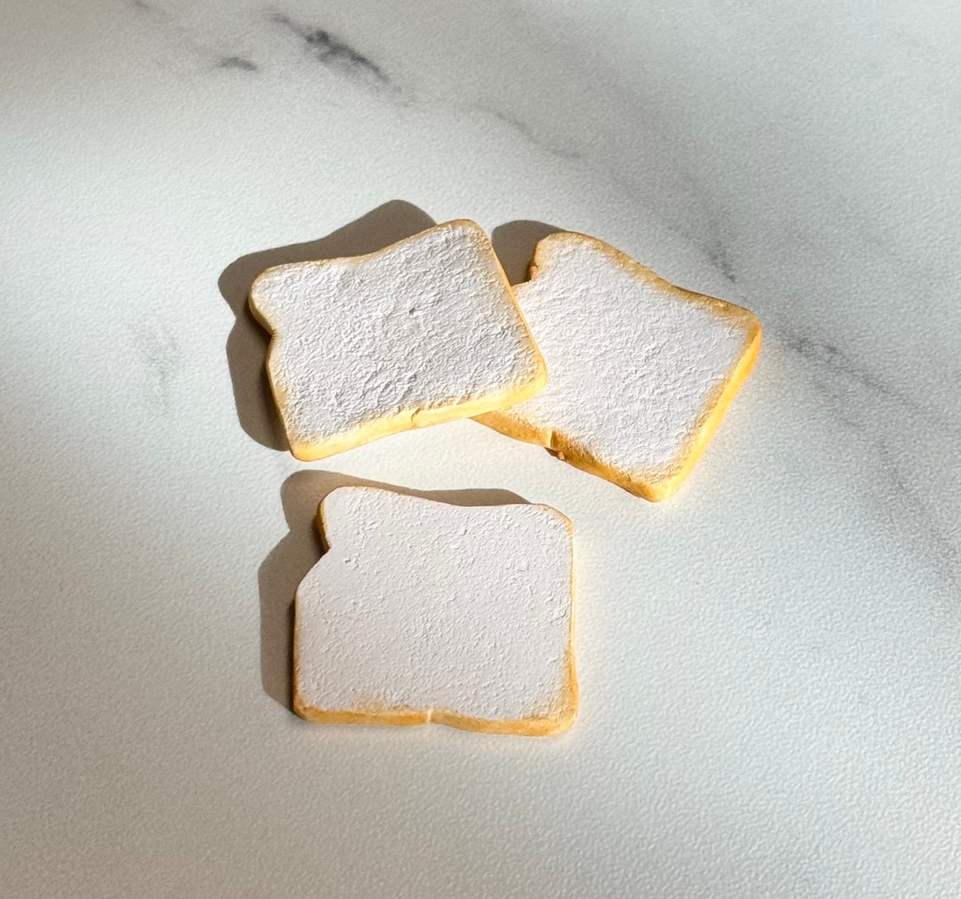 Mini Bread Slice or Toast - 1:6 Scale - Polymer Clay - Etsy