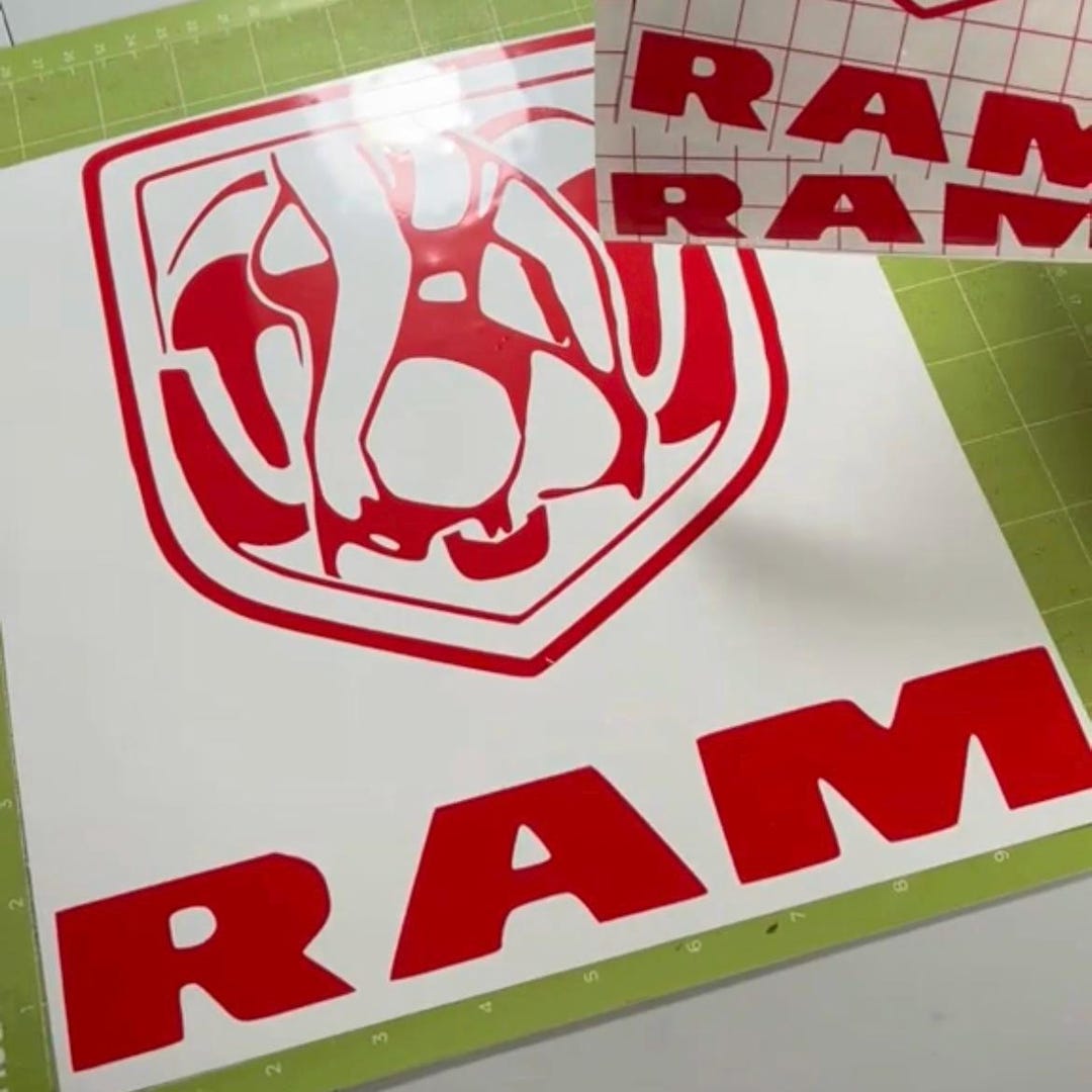 Ram Sticker, Ram Truck Decal - Etsy