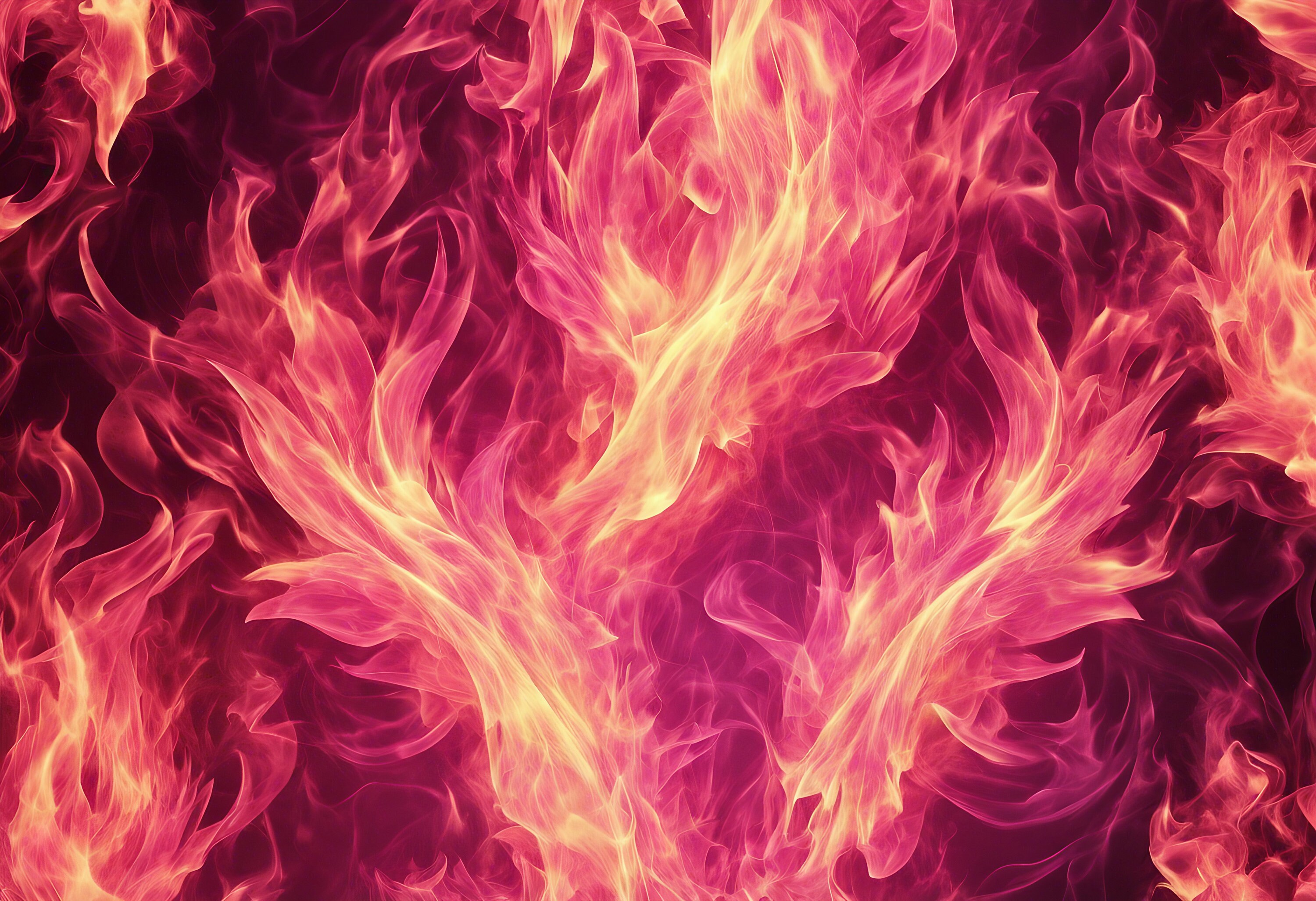 Colorful Fire Digital Wallpaper Eye-catching Flame Patterns, 5 Count ...