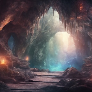 Enchanting Dragon Den Digital Background Mystical Lair Photo Backdrop ...