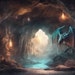 Enchanting Dragon Den Digital Background Mystical Lair Photo Backdrop ...