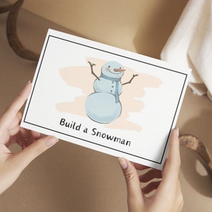 Printable Advent Activity Cards, Winter Family Activities, Holiday ...