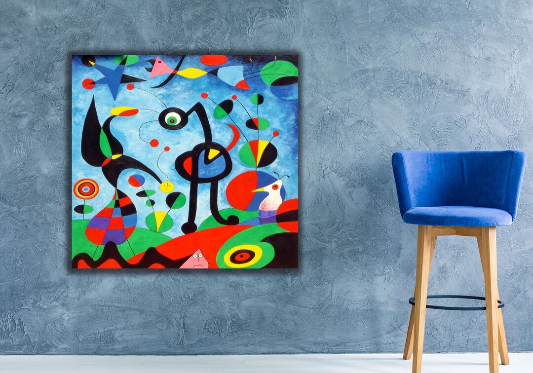 Joan Miró Poster Art,joan Miró the Garden 1925 Poster Art Canvas Print ...