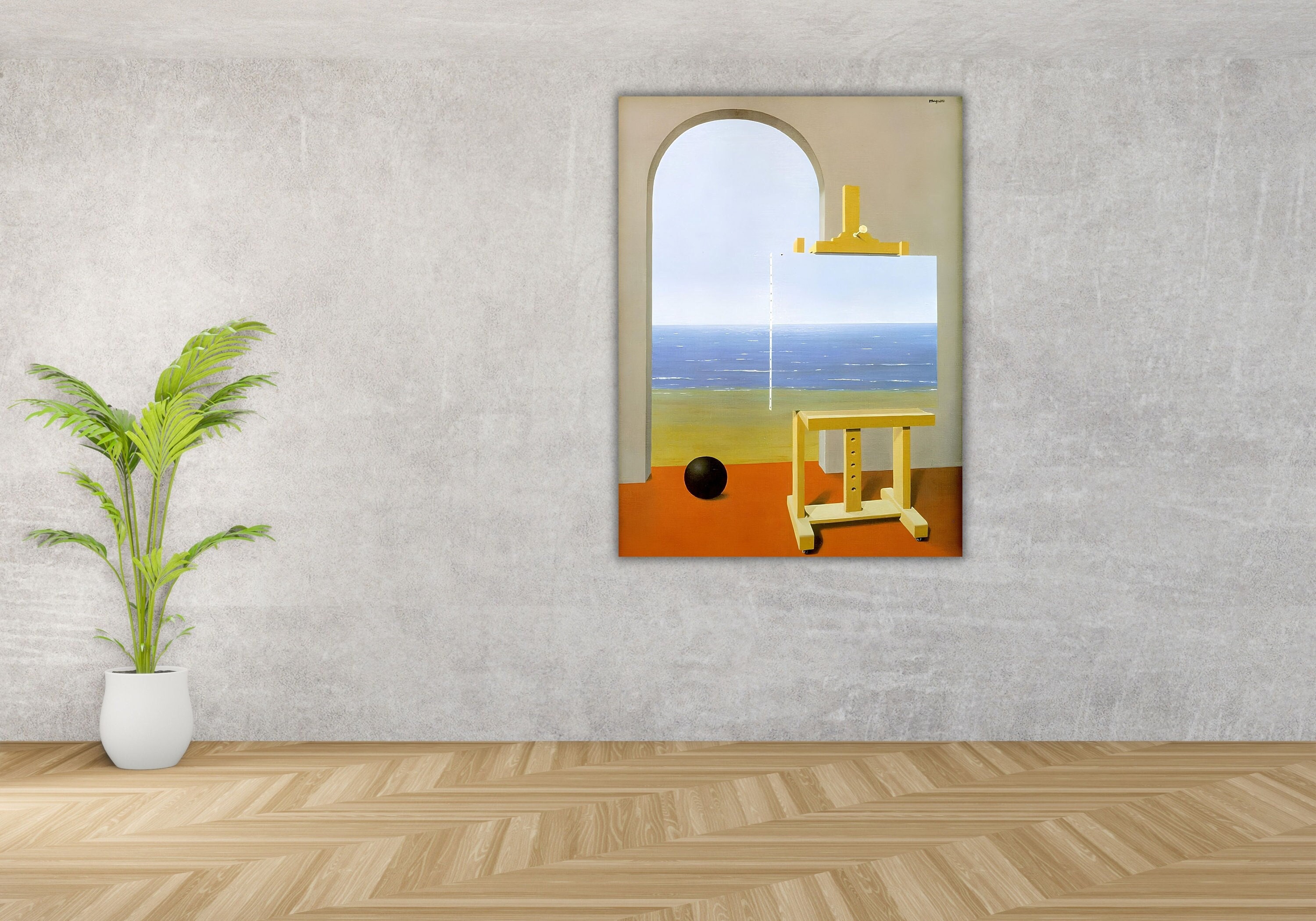 Rene Magritte the Human Condition Painting,rene Magritte Poster,rene ...