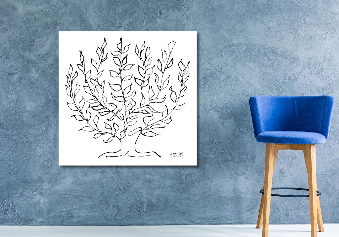 Matisse Arts,henri Matisse the Plain Tree Canvas Poster Art ...