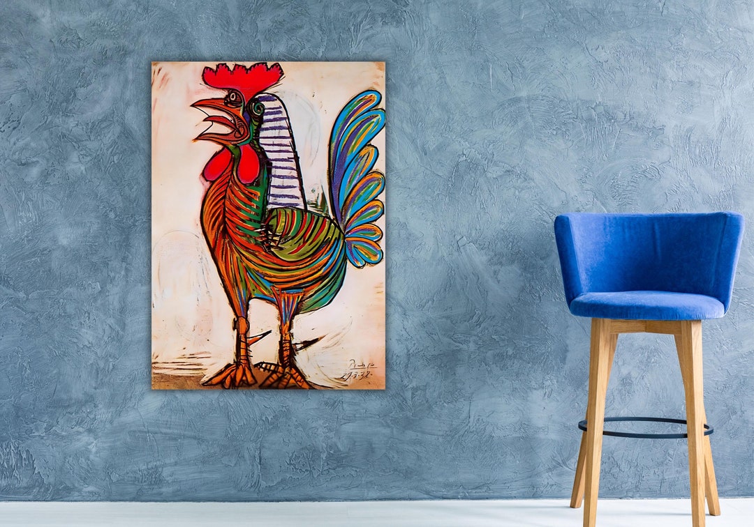 Pablo Picasso Rooster, Picasso Canvas Decor,picasso Poster,picasso ...
