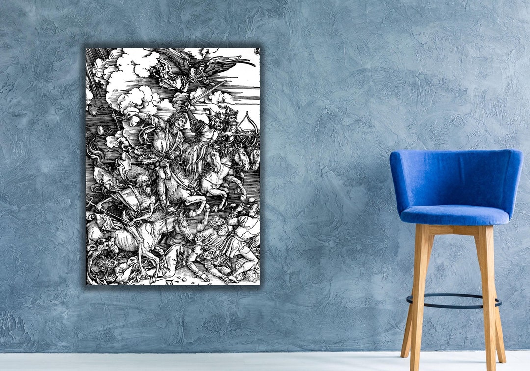 Albrecht Durer Canvas Wall Art: the Four Horsemen and the Apocalypse ...