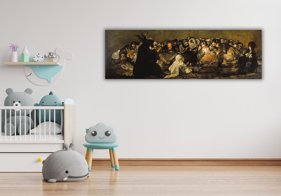 Witches'sabbath Large Canvas,witches' Sabbath the Great He-goat by ...