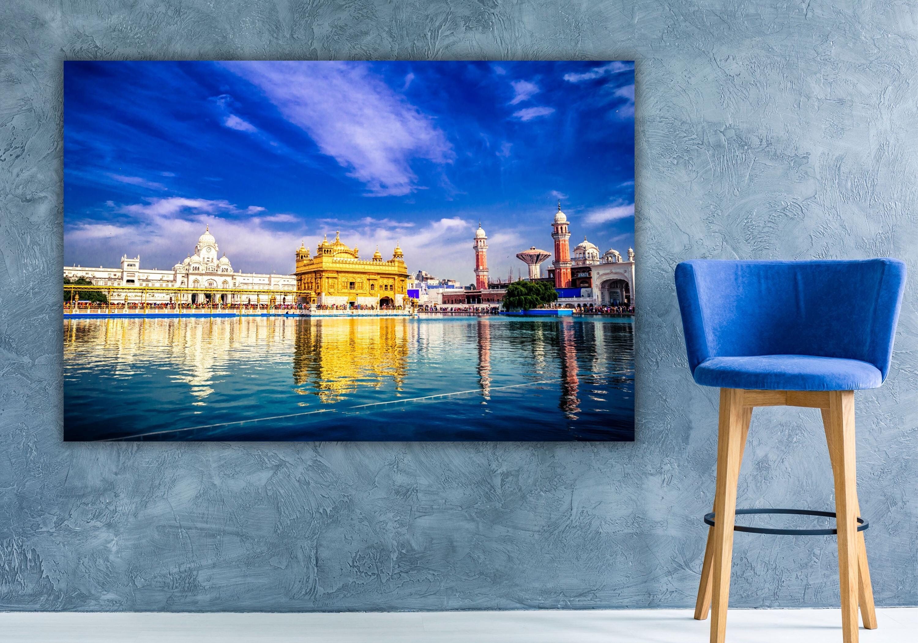 Golden Temple Poster,golden Temple Harmandir Sahib Art Canvas Print ...