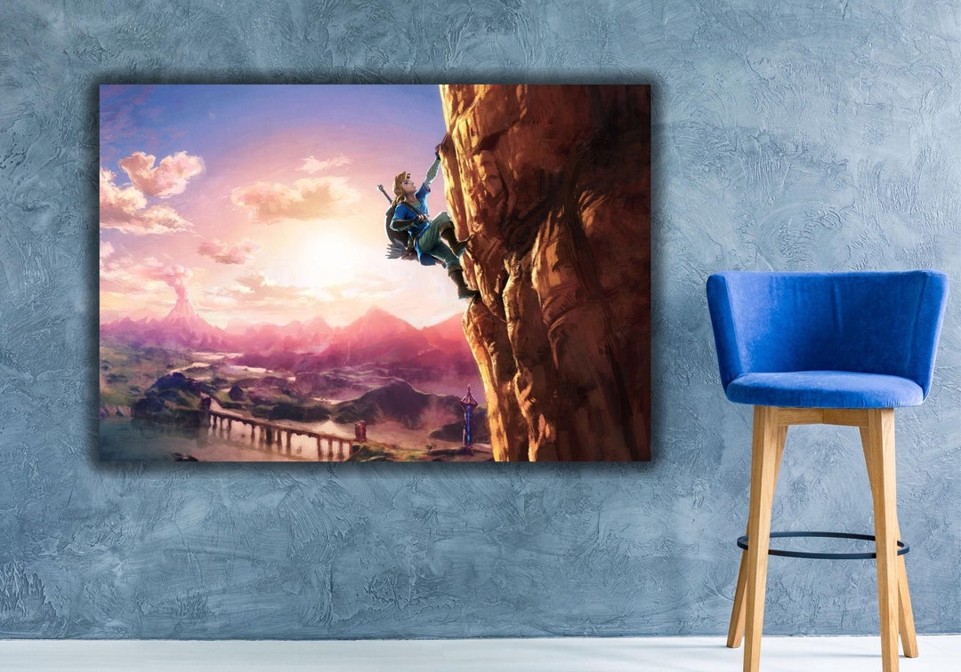 Legend of Zelda Print Art,legend of Zelda Canvas Wall Art Print,video ...