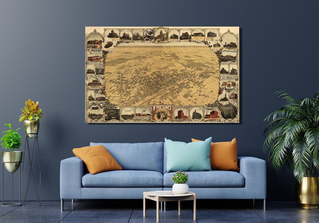 American Map Canvas,american Map USA Vintage Map Vintage Map of America ...