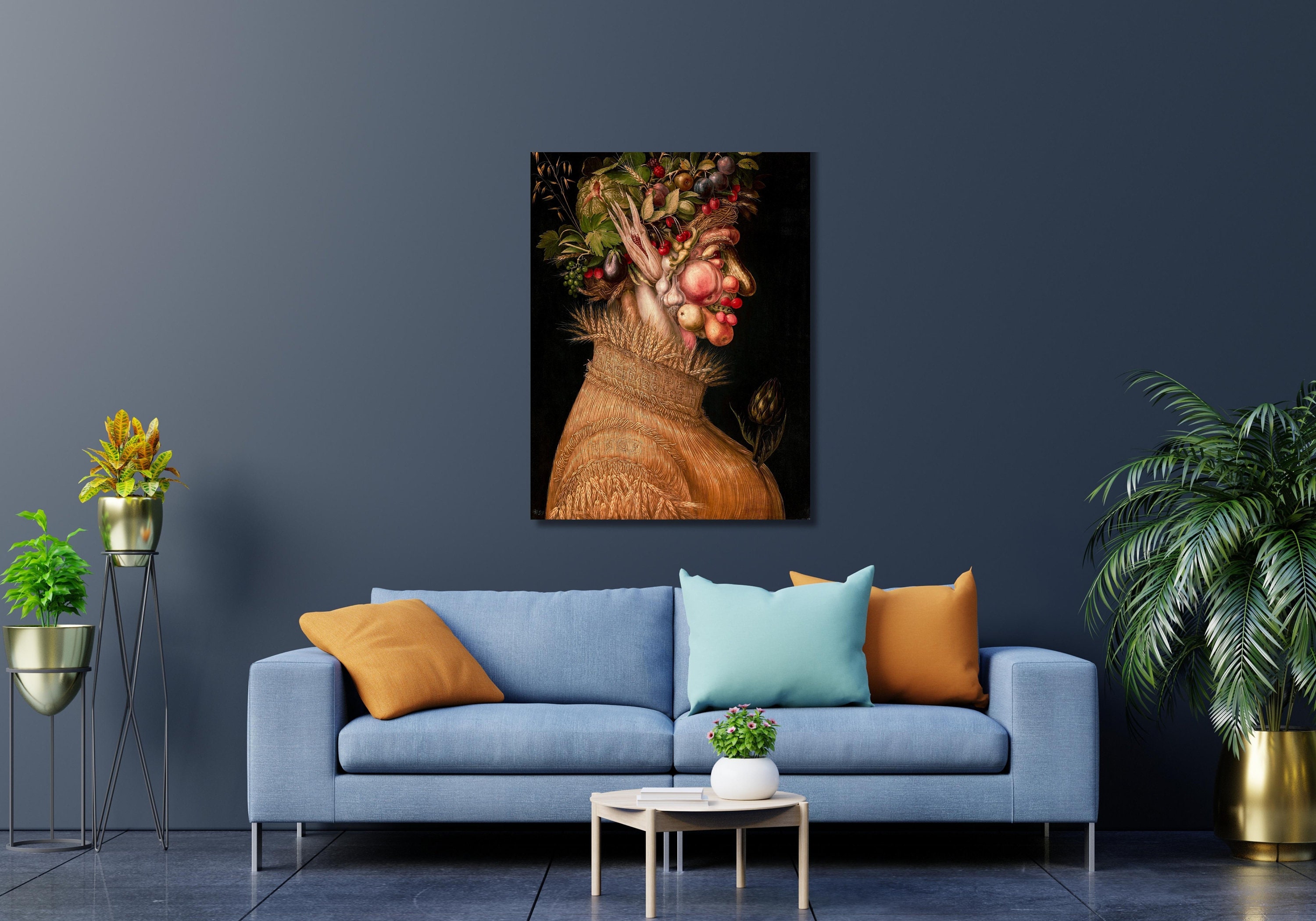 Giuseppe Arcimboldo Vertumnus 1590 Canvas Wall Art,scarface Painting ...