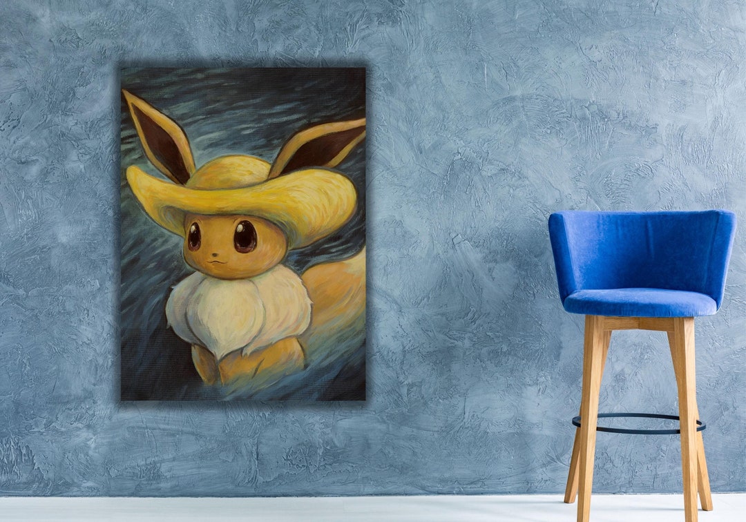 Van Gogh Pikachu Famous Artwork Poster,van Gogh Pikachu Print,pikachu ...