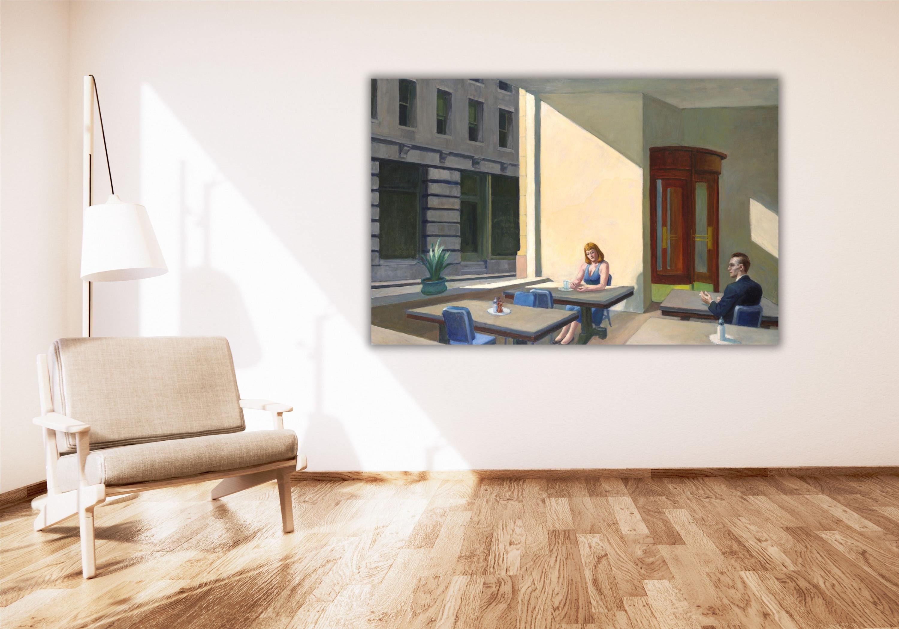 Edward Hopper Print Wall Decor Art Edward Hopper Sunlight in a ...