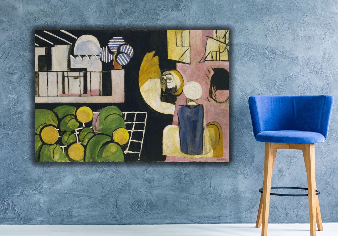 Henri Matisse the Moroccans Canvas,henri Matisse Print Canvas,henri ...