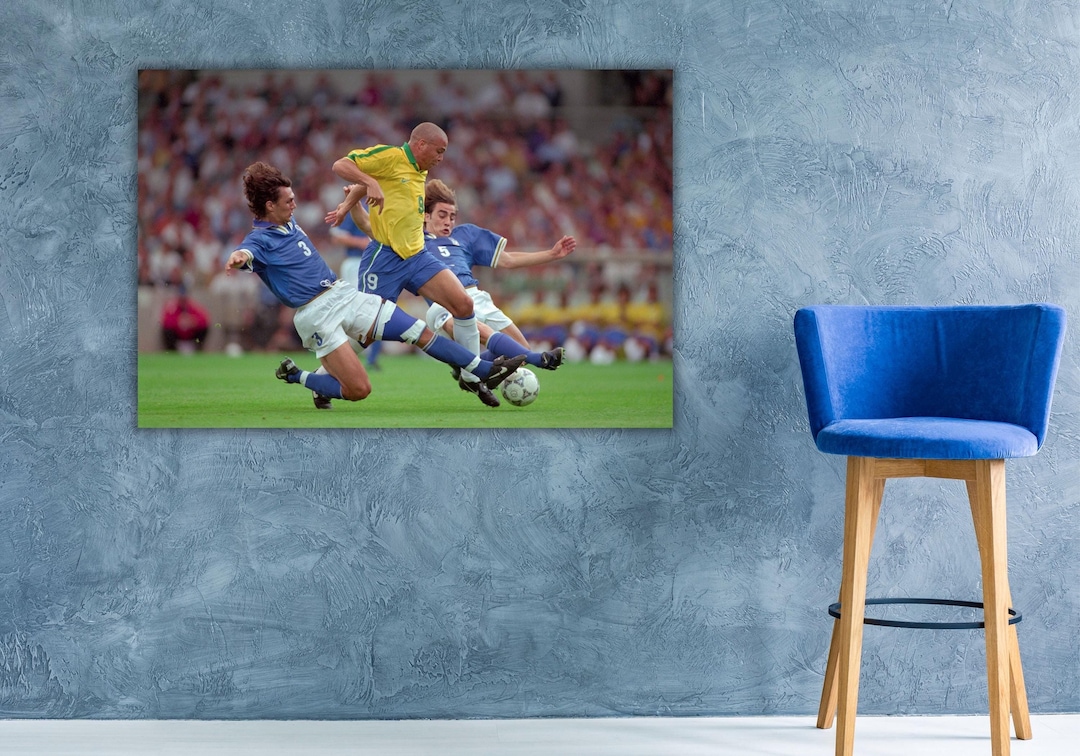 Ronaldo Maldini and Cannavaro Print Art,soccer Camvas Wall Art,soccer ...