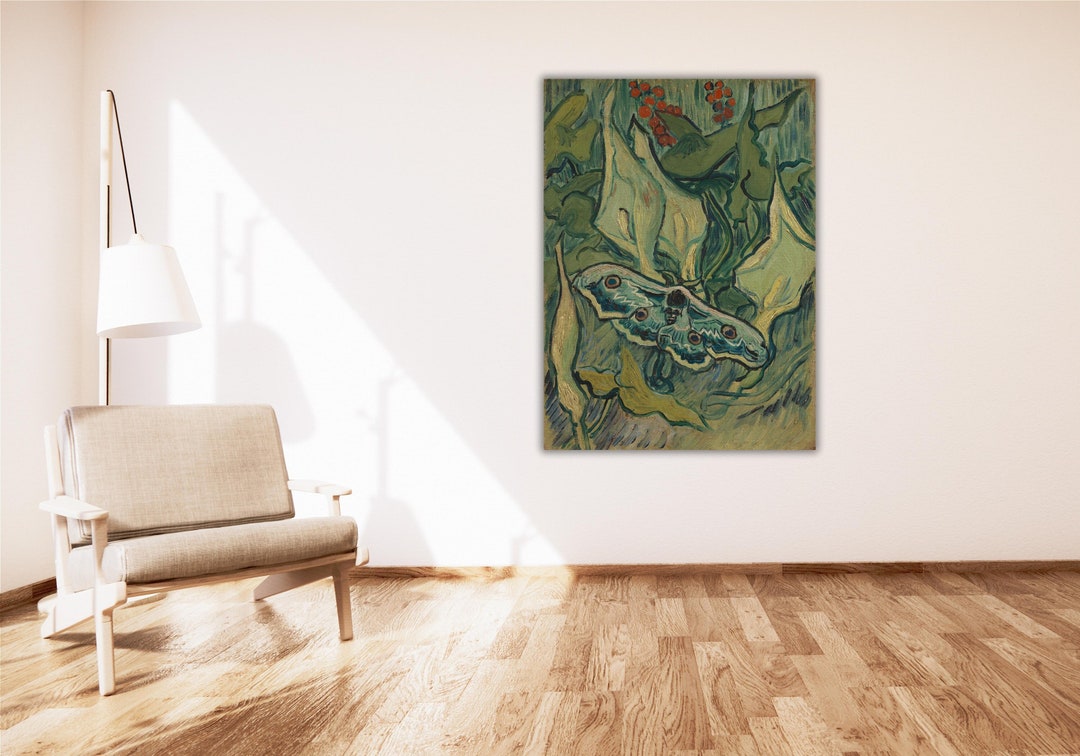 Van Gogh Museum,vincent Van Gogh, Giant Peacock Moth, Living Room Decor ...