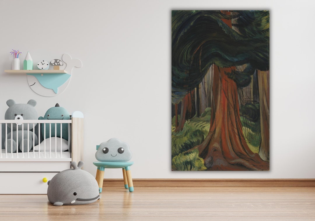 Emily Carr " Red Cedar " NEW Mint Giclee Canvas Art Remarkable West ...