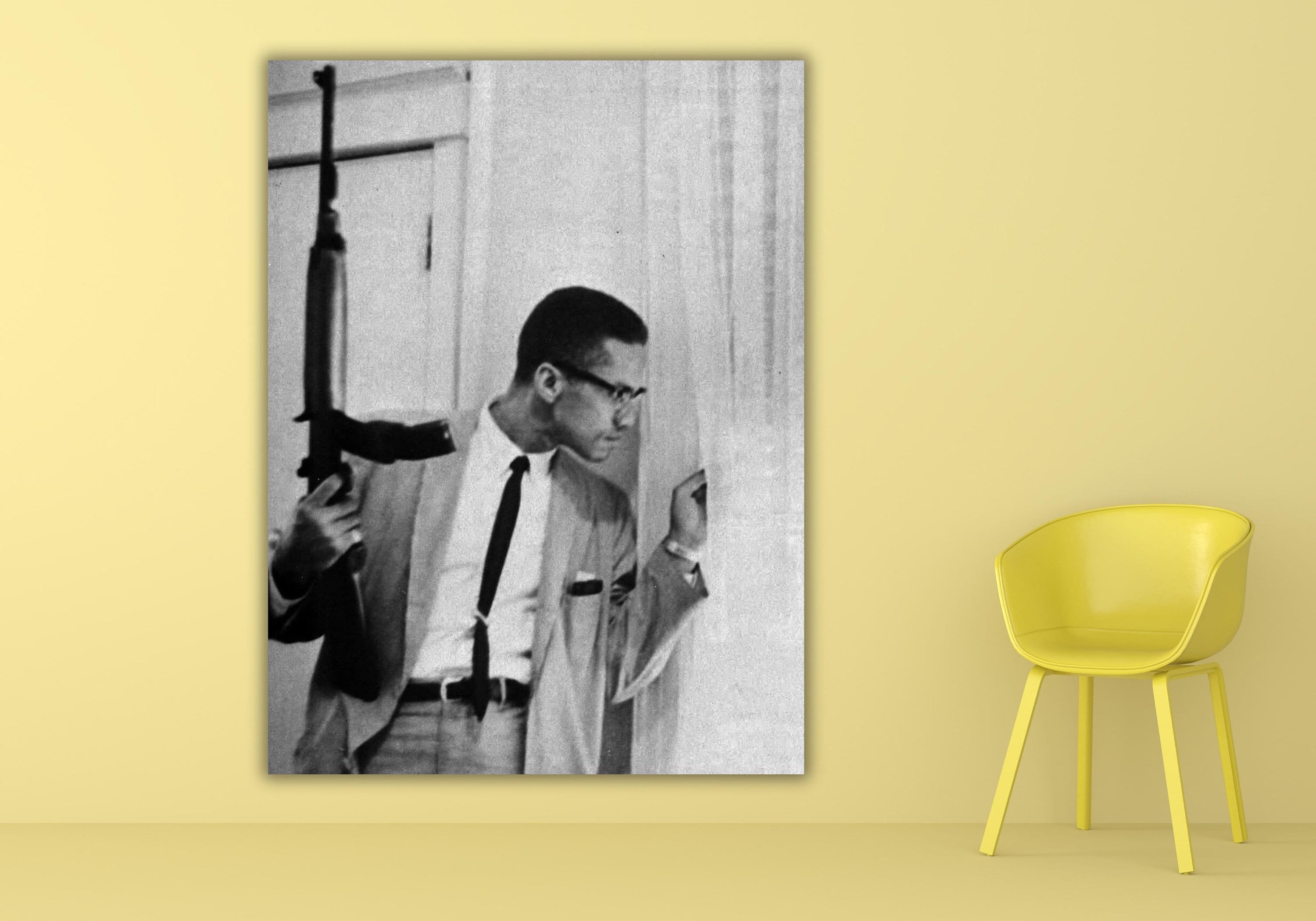 Malcolm X Gun Poster,malcolm X Print, African American Wall Art, Civil ...
