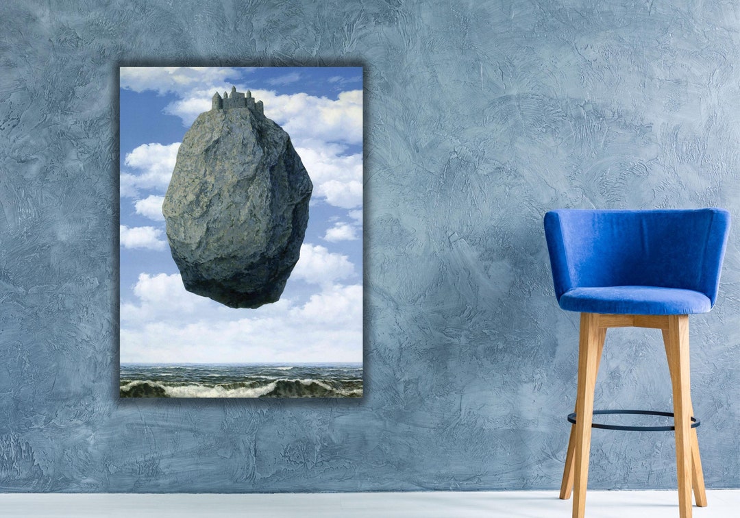 Rene Magritte Canvas Wall Art,rené Magritte the Castle in the Pyrenees ...